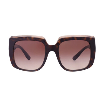 Dolce & Gabbana Brown Gradient Butterfly Ladies Sunglasses DG4438 502/ ...
