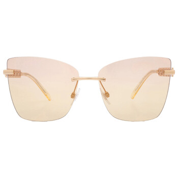 Dolce & Gabbana Orange/Yellow Gradient Butterfly Ladies Sunglasses ...