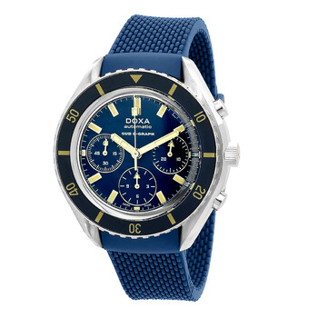 Doxa SUB 200 C-Graph II Chronograph Automatic Blue Dial Men's Watch 797 ...