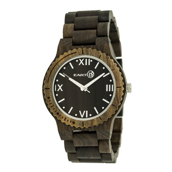 Earth Eco-Friendly Dark Brown Wood Raywood Watch EW1702 847864126886 ...