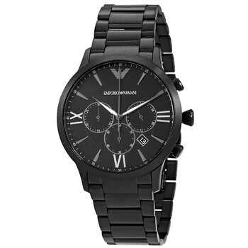 Emporio Armani Classic Chronograph Black Dial Men's Watch AR1808 ...