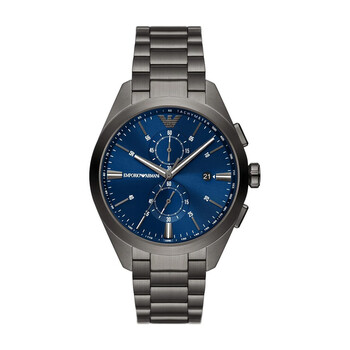 Emporio Armani Armani Classic Chronograph Quartz Blue Dial Men's Watch ...