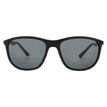 Emporio Armani Dark Grey Square Men's Sunglasses EA4241D 620687 57 ...