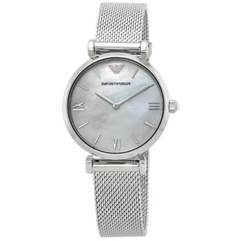 Emporio Armani Armani Ceramica Mother of Pearl Dial Ladies Watch AR1488 ...