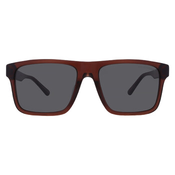 Emporio Armani Dark Grey Square Men's Sunglasses EA4241D 620687 57 ...
