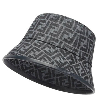 Fendi Logo Motif Bucket Hat, Size Large FXQ801-ALHD-F0RBB - Clothing ...
