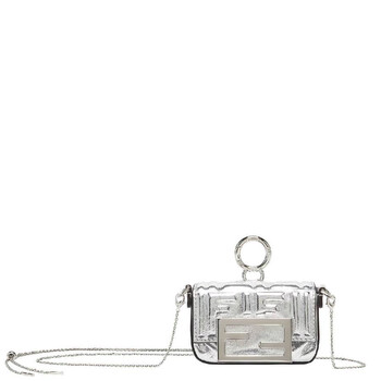 Fendi Nano Baguette Charm Embossed Logo Bag 7AS045-ALVL-F0MK5 ...