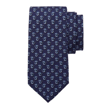 Ferragamo Dragon Print Silk Tie 350957 769679 8056283500807 - Clothing ...