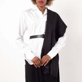 Ferragamo Frayed Edge Wool Scarf 320850 771574 8056283521963 - Jomashop