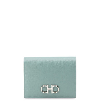 Ferragamo Gancini Plaque Leather Wallet 22D780 770020 8056283507141 ...