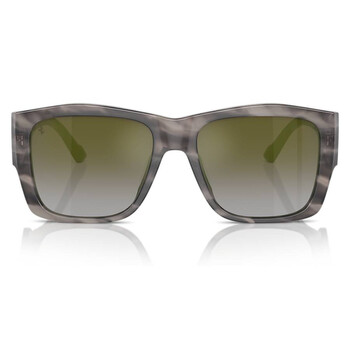 Ferrari Gradient Green Mirror Square Unisex Sunglasses FH2003U 710/9J ...