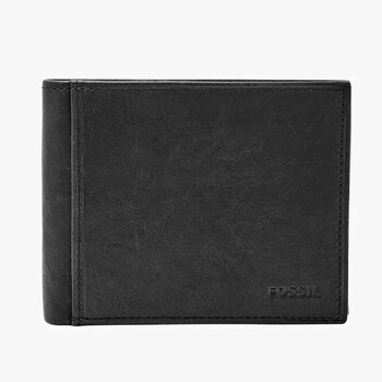 Fossil Ingram Leather RFID Bifold with Flip ID Wallet ML3784001 ...