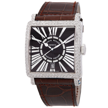 Franck Muller Master Square Automatic Diamond Black Dial Unisex Watch ...