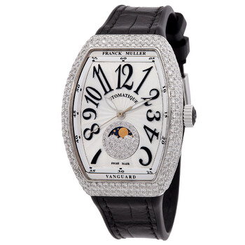 Franck Muller Vanguard Automatic Diamond Blue Dial Ladies Watch V 35 CH ...