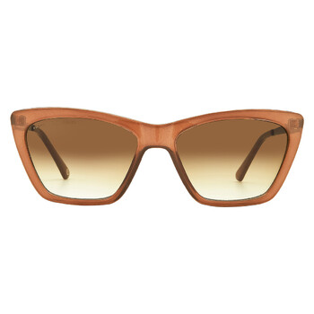 French Connection 54138FCU235 Brown Cat Eye Ladies Sunglasses 10262071 ...