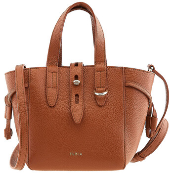 Furla Ladies Cognac Mini Leather Tote BASRFUAHSF00003B001007 ...