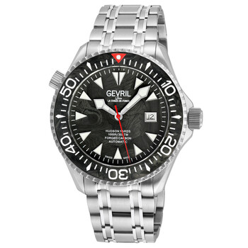 Gevril Canal St Divers Automatic Black Dial Men's Watch 46006.1 ...