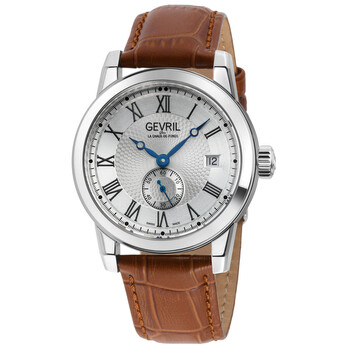 Gevril Madison Automatic Silver Dial Men's Watch 2501 846341086057 ...