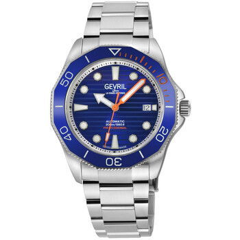 Gevril Riverside Automatic Blue Dial Men's Watch 46702 840840144393 ...