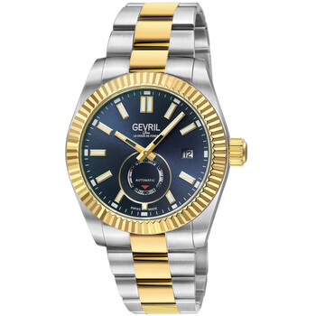 Gevril West Village Automatic Blue Dial Men's Watch 48986B 840840151391 ...