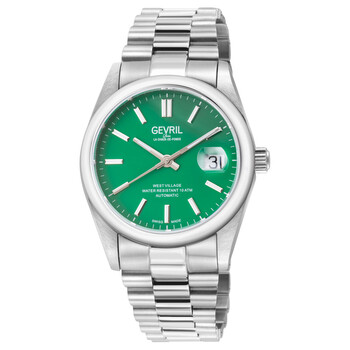 Gevril West Village Green Dial Men's Watch 48950B 840840143570 ...