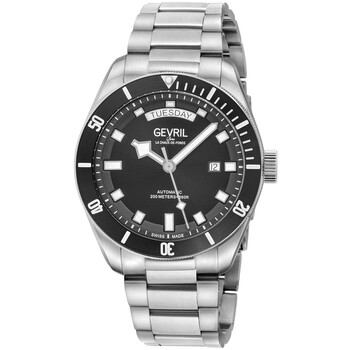Gevril Seacloud Automatic Black Dial Men's Watch 3124B 840840119049 ...
