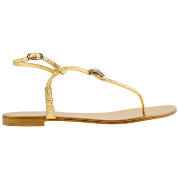 Giuseppe Zanotti Ladies Tertra Crystal-accent Thong Sandal, Brand Size ...