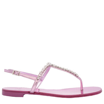 Giuseppe Zanotti Minnah Embellished Open Toe Sandals, Brand Size 36 ...