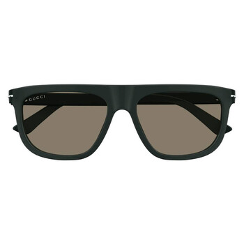 Gucci Grey Browline Men's Sunglasses GG1570S 001 57 889652469027 ...