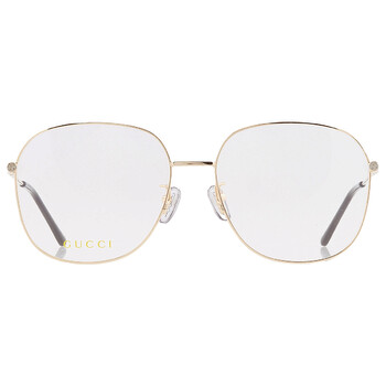 Gucci Demo Square Ladies Eyeglasses GG0883OA 003 55 889652324142 - Eyeglasses - Jomashop