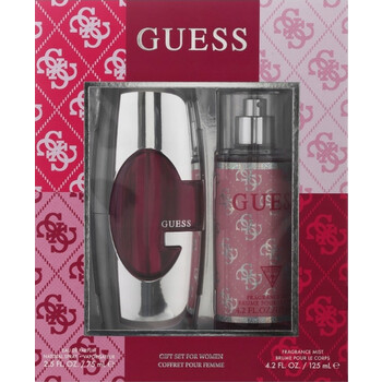 Guess Ladies Pink Gift Set Fragrances 0 85715329868 085715329868 ...