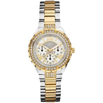 Guess Moonlight Quartz Crystal White Dial Ladies Watch GW0257L3 ...