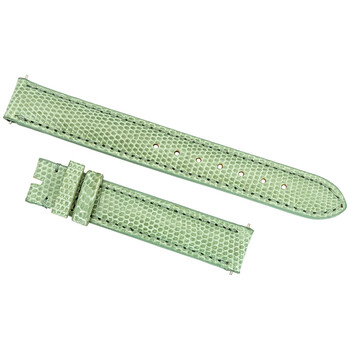 Hadley Roma 16 MM Matte Pastel Green Lizard Leather Strap 16LIZ30M ...