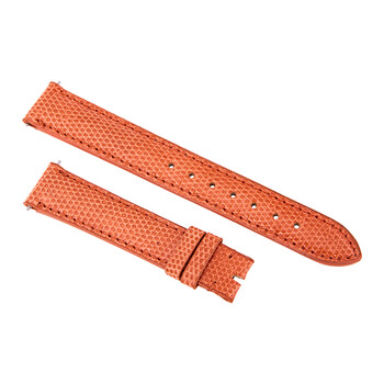 Hadley Roma 20 MM Shiny Orange Lizard Leather Strap 20LIZ43M ...