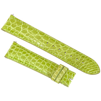 Hadley Roma Matte Lime Green Alligator Leather Strap 19ABR30M ...