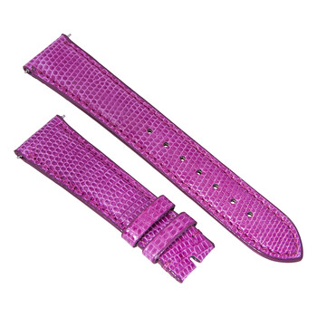 Hadley Roma 20 MM Shiny Magenta Lizard Leather Strap 20LIZ4AM ...