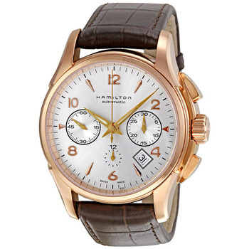 Hamilton Jazzmaster Chronograph Silver Dial Men's Watch H32606555 ...