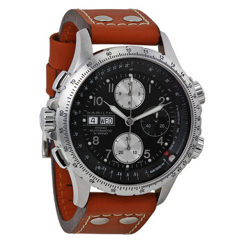 Hamilton Khaki Aviation X-Wind Lefty Automatic Black Dial Men's Watch ...