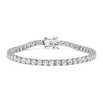 Haus Of Brilliance 14K Gold 5.0 Cttw Lab Grown Diamond Tennis Bracelet (F-G Color, VS1-VS2 ...