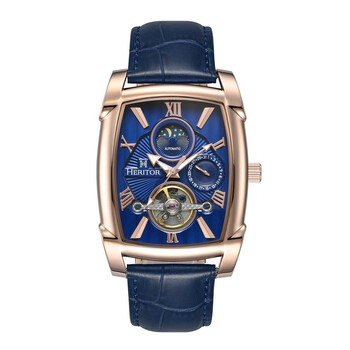 Heritor Arthur Automatic Blue Dial Men's Watch HR7903 847864166844 ...