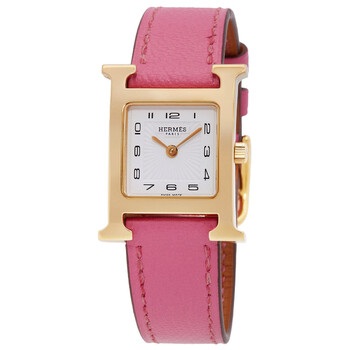 Hermes Heure H Mini Model Diamond Quartz Ladies Watch 057325WW00 ...
