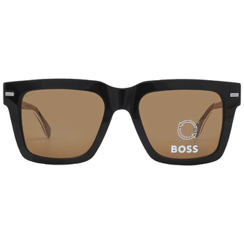 Hugo Boss Grey Square Men's Sunglasses BOSS 1344/F/SK 0003/IR 60 ...