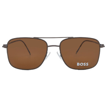 Hugo Boss Grey Square Men's Sunglasses HG 1243/S 0O63/IR 54 ...