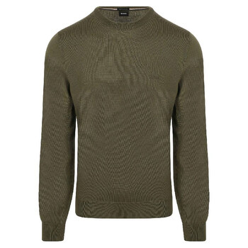 Hugo Boss Wool Silk and Bison Hair Relaxed-Fit Sweater, Size X-Large ...