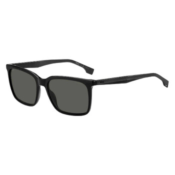 Hugo Boss Polarized Grey Square Men's Sunglasses BOSS 1668/F/SK 0807/M9 ...