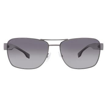 Hugo Boss Polarized Grey Navigator Men's Sunglasses BOSS 1441/O/S 0807 ...