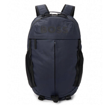 Hugo Boss Signature Logo Detailed Faux Leather Backpack 50516891-402 ...