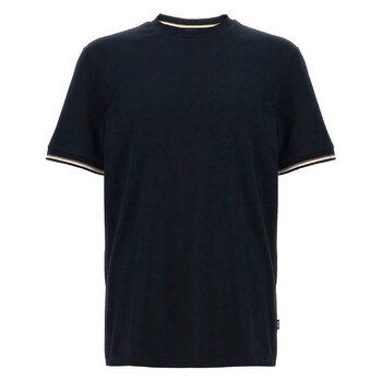 Hugo Boss Thompson Stripe-Trim T-Shirt, Size Medium 50501097-404 ...