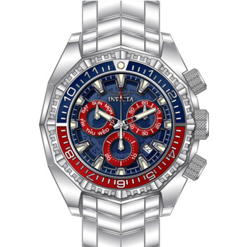 Invicta Reserve Chronograph Quartz Blue Dial Men's Watch 33151 ...