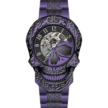 Invicta Artist Skull Automatic Silver Dial Men's Watch 40759 ...